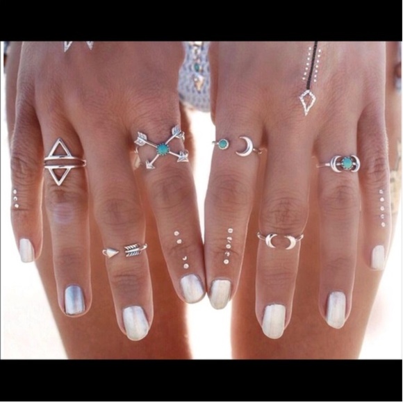 Buckle | Jewelry | New Womens Bohemian Ring 6pc Set | Poshmark
